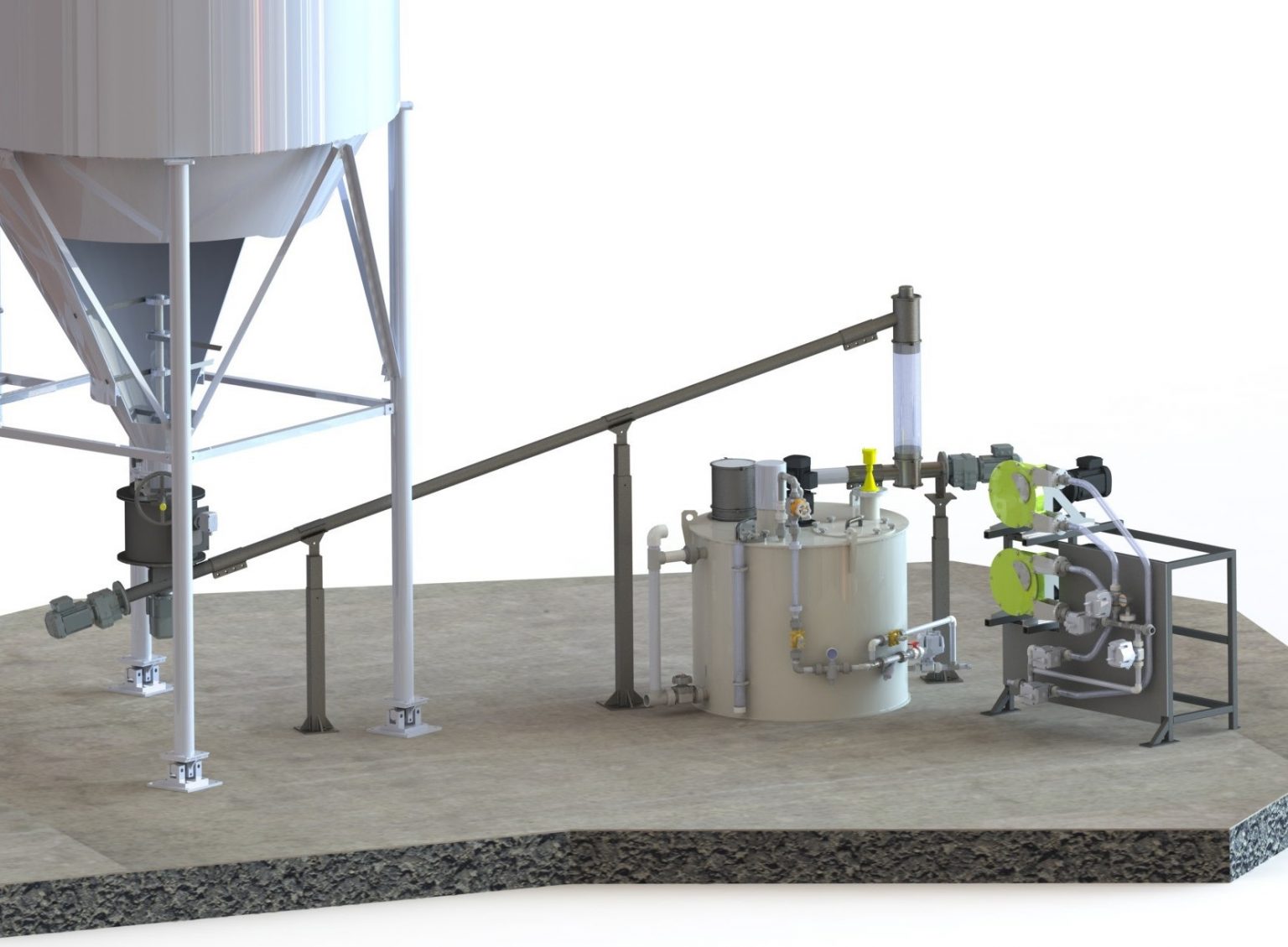 Pump Skid - Slurry Metering System| Sodimate Inc